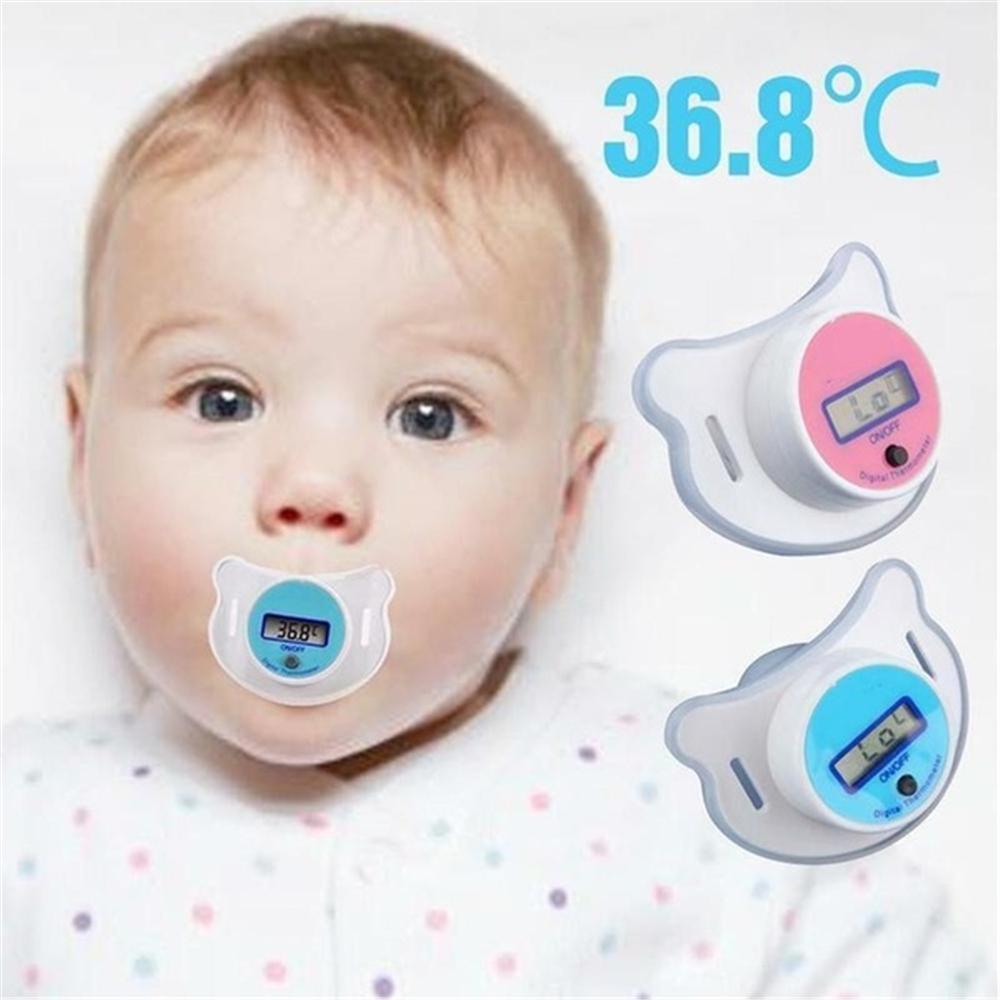 Buy Infants Digital LCD Display Mouth Baby Nipple Temp Thermometers ...