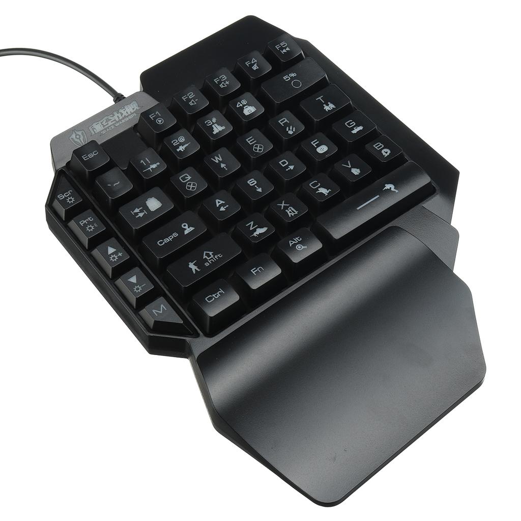 Buy 39 Keys Single Hand Gaming Keyboard Mechanical Keypad Backlit For ...