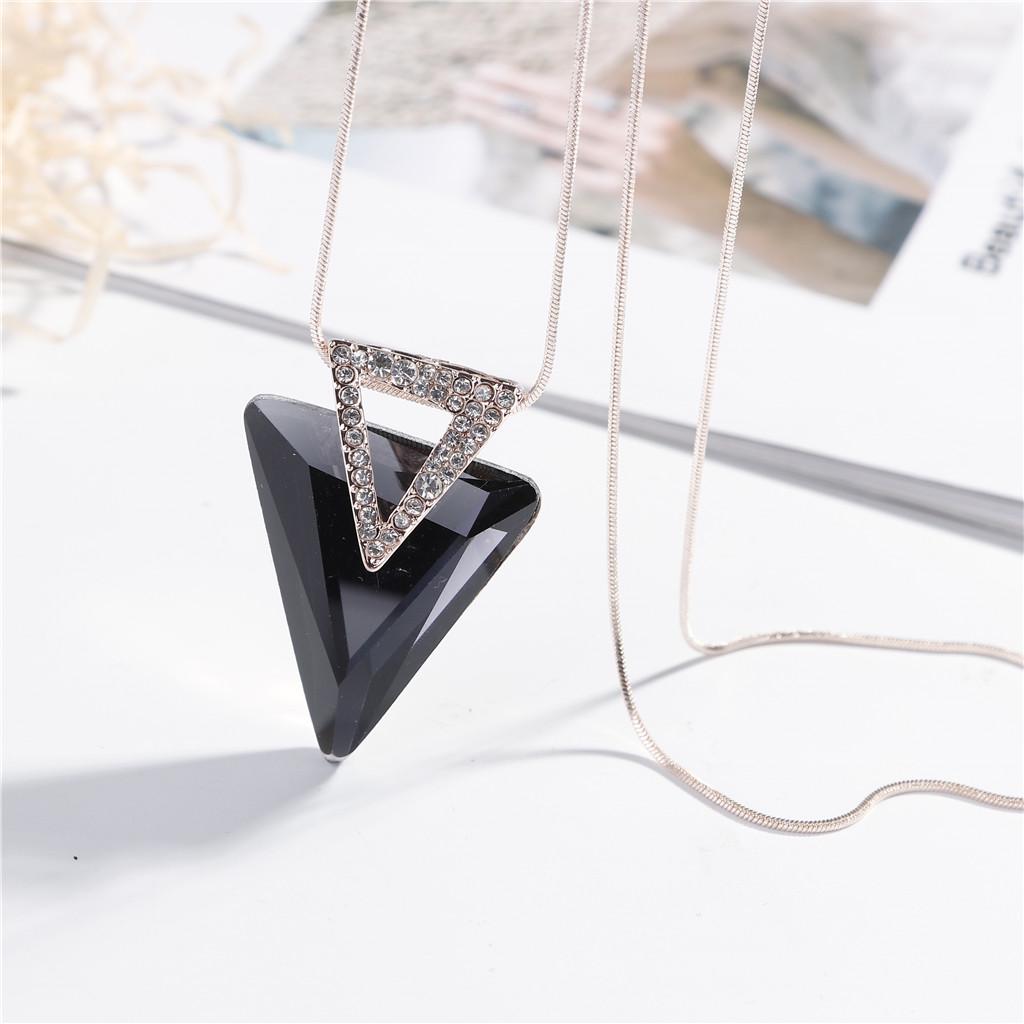 Buy Geometric Triangular Crystal New Personality Geometric Diamond at ...
