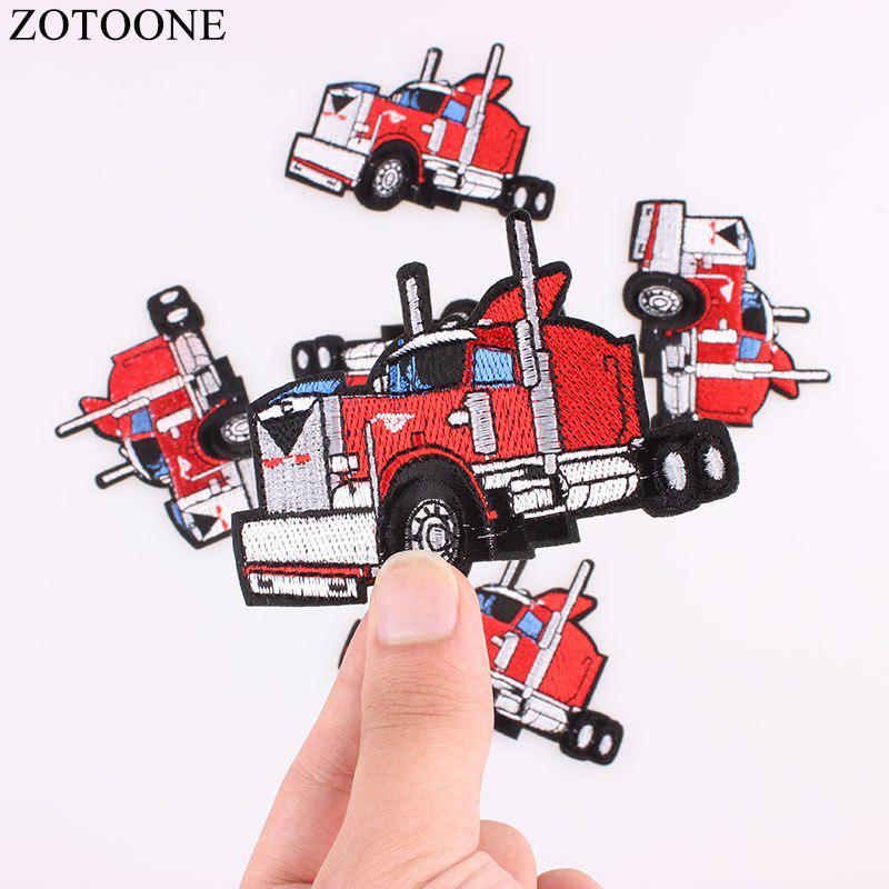 Buy Car Iron On Patches For Jacket Kids Cartoon Punk Patches Set ...