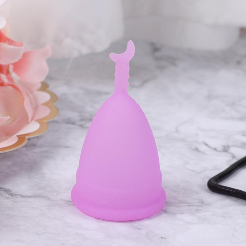 Buy 1Pcs Silicone Moon Cup Female Aunt Menstrual Cup at affordable ...