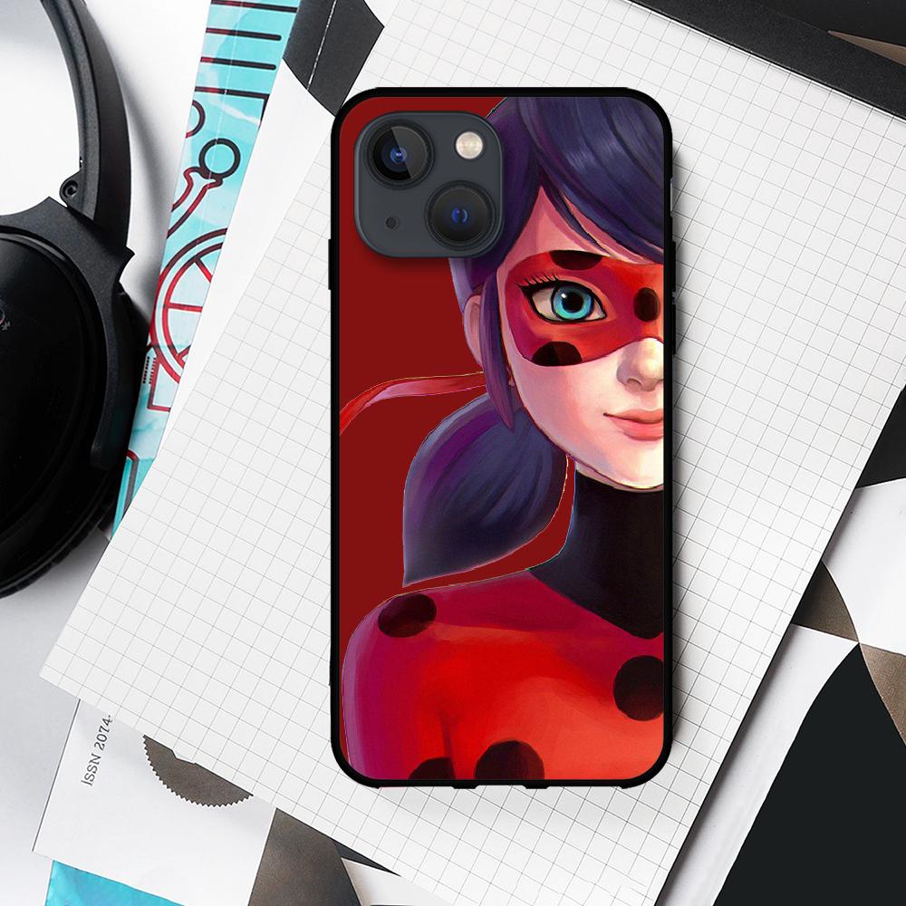 Buy Ladybugs Cartoon Girl Phone Case Cover For Iphone Xiaomi Mi Redmi ...
