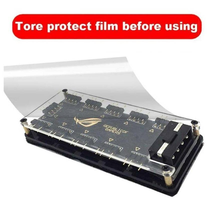 Buy 12V Big 4Pin Hub Distributor Powered for ASUS AURA RGB Splitter ...