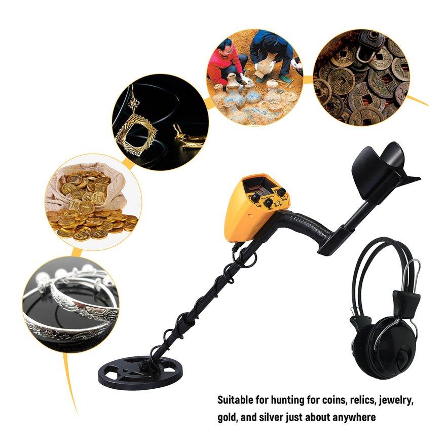 Buy Practical Headphone For Metals Detector Underground Gold Detector ...