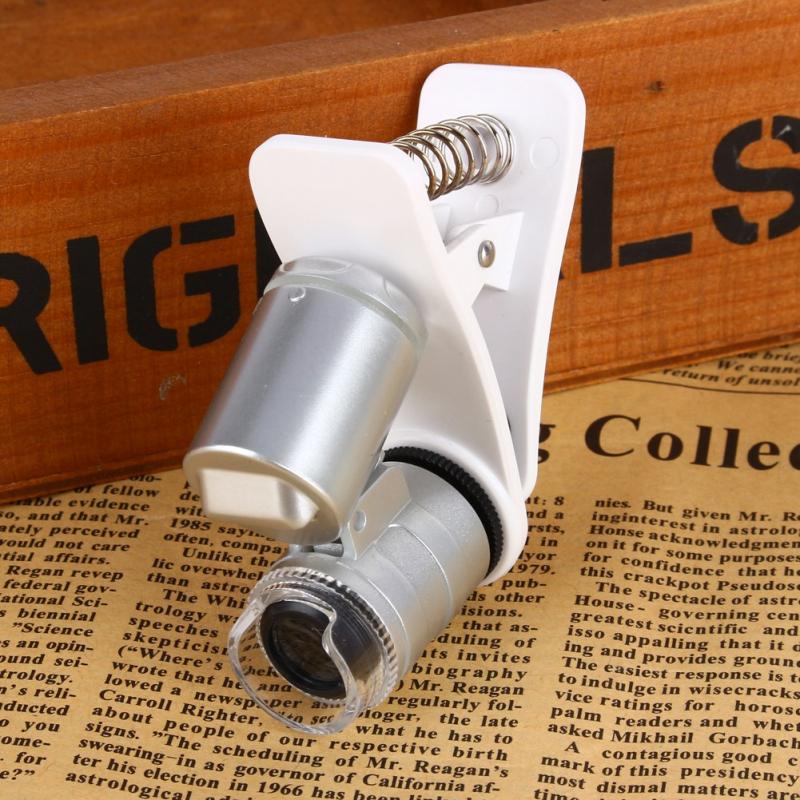 Buy 60X Mobile Phone Clip Type Magnifying Glass Mobile Phone Lens ...