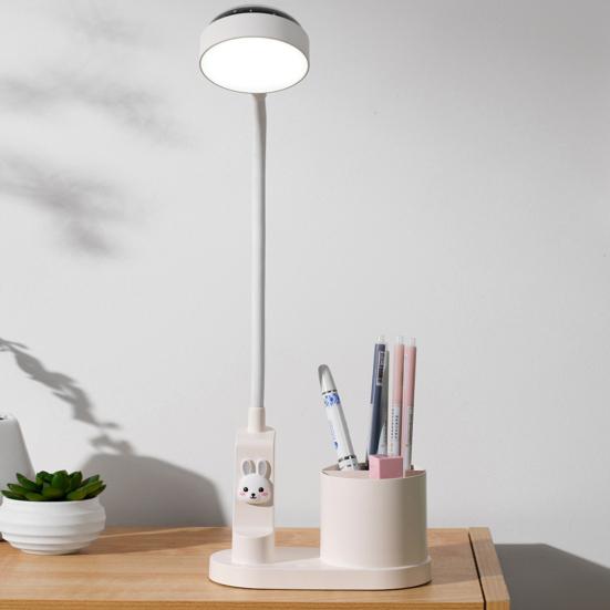 1 Set Flexible Hose Design Night Lamp 3-in-1 Projector Reading with Pen ...