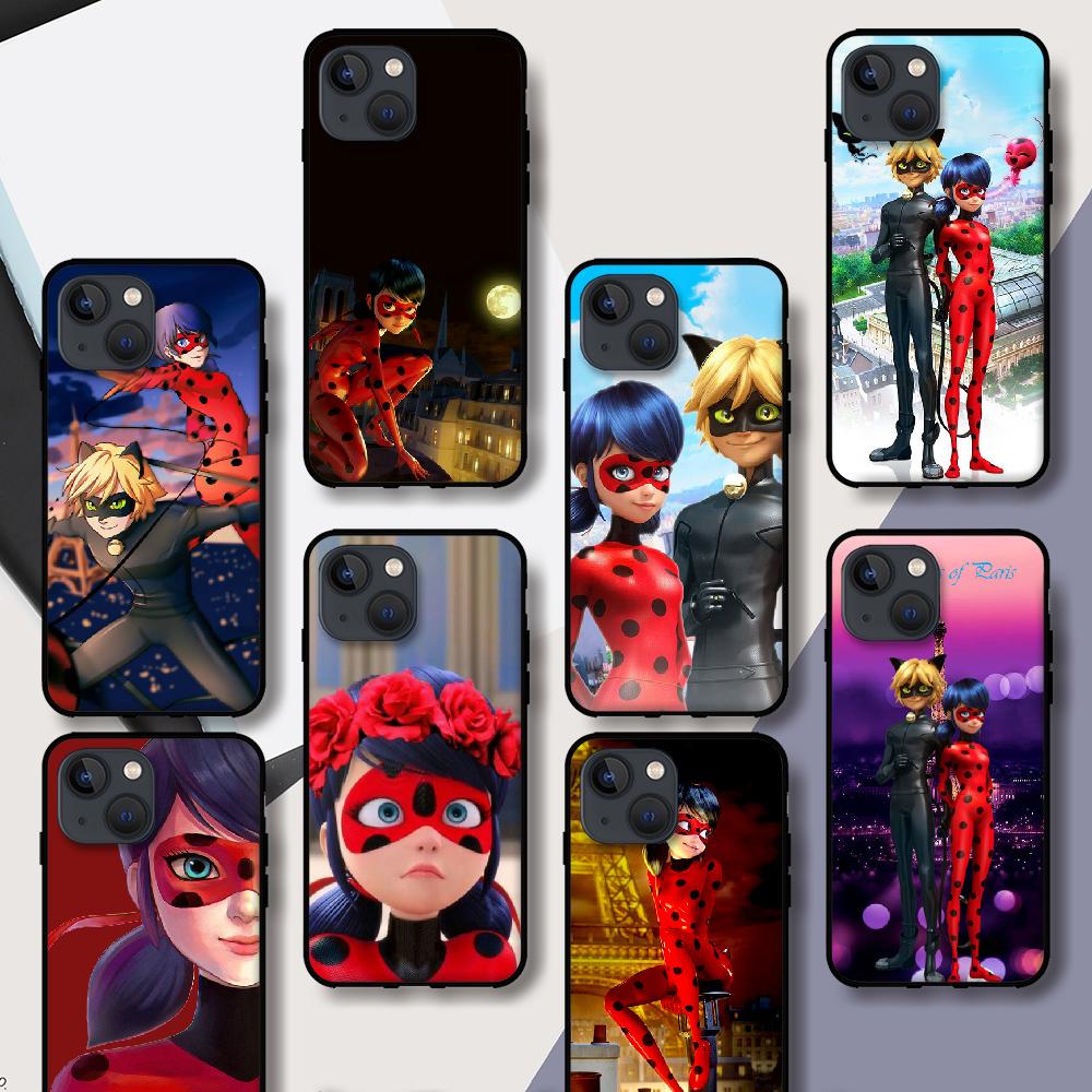 Buy Ladybugs Cartoon Girl Phone Case Cover For Iphone Xiaomi Mi Redmi ...