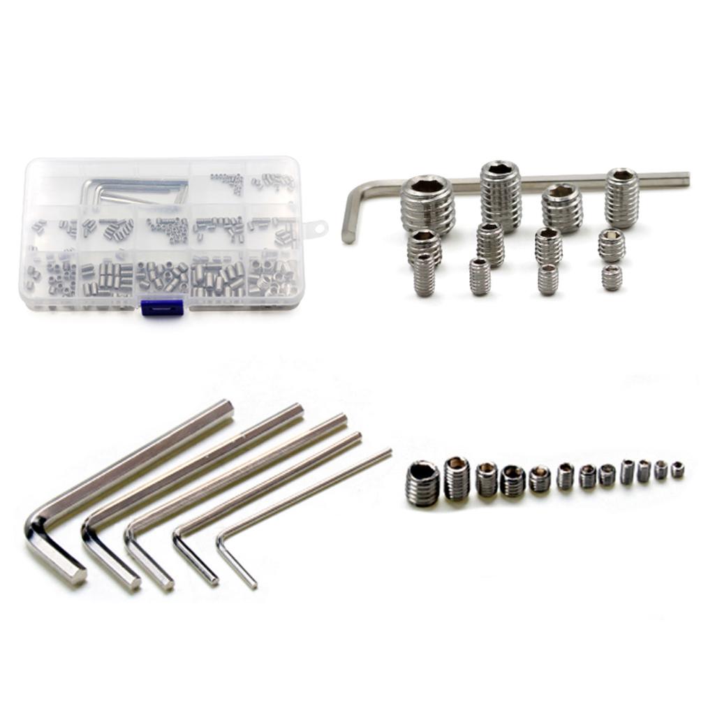 240 Pcs stainless steel hex adapter machine screw set with 5 wrench ...