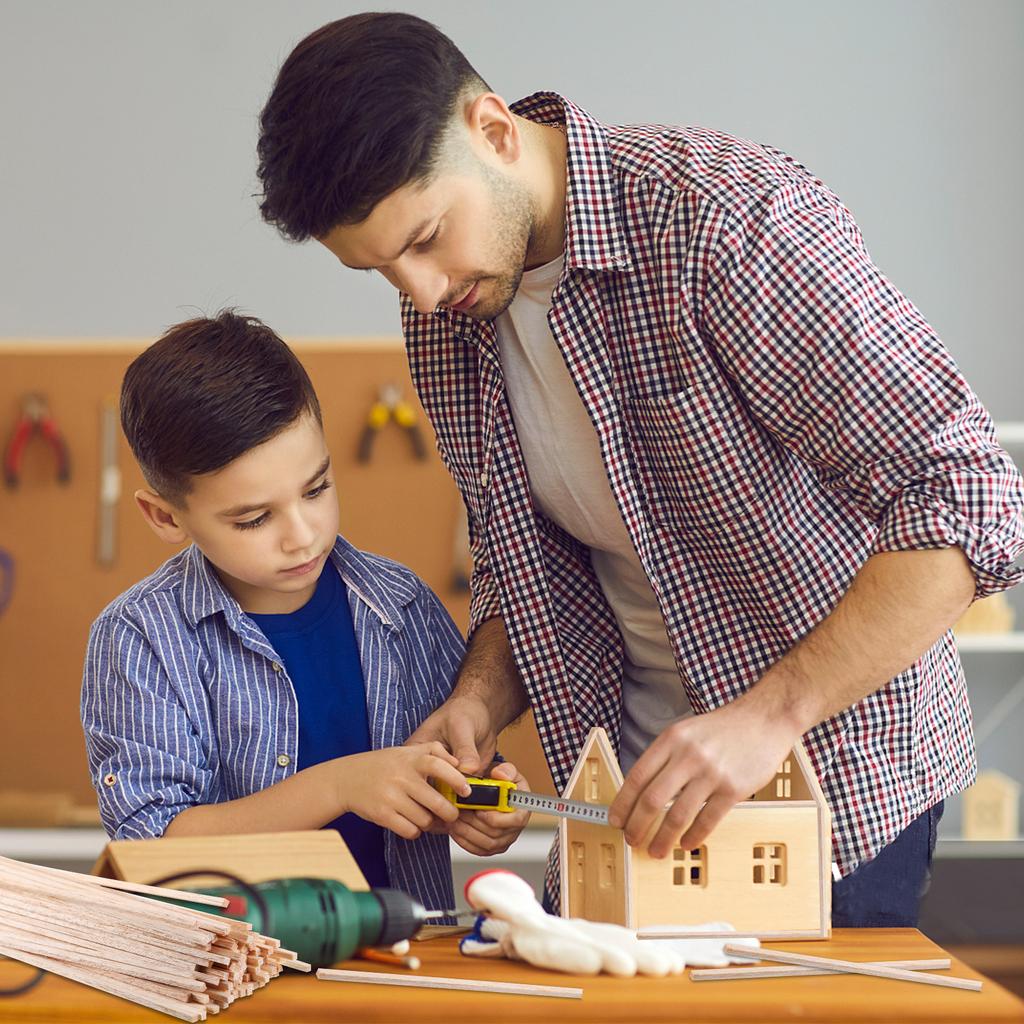 Satın alın 150 Pieces Model Airplane Wood Stick DIY Craft Making Sticks ...