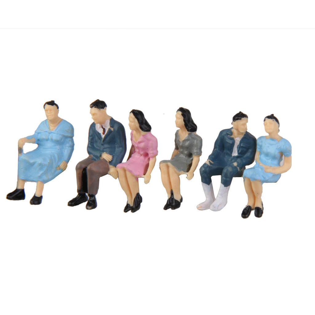 Buy 50pcs O Scale All Seated People Sitting Figures Passengers ...