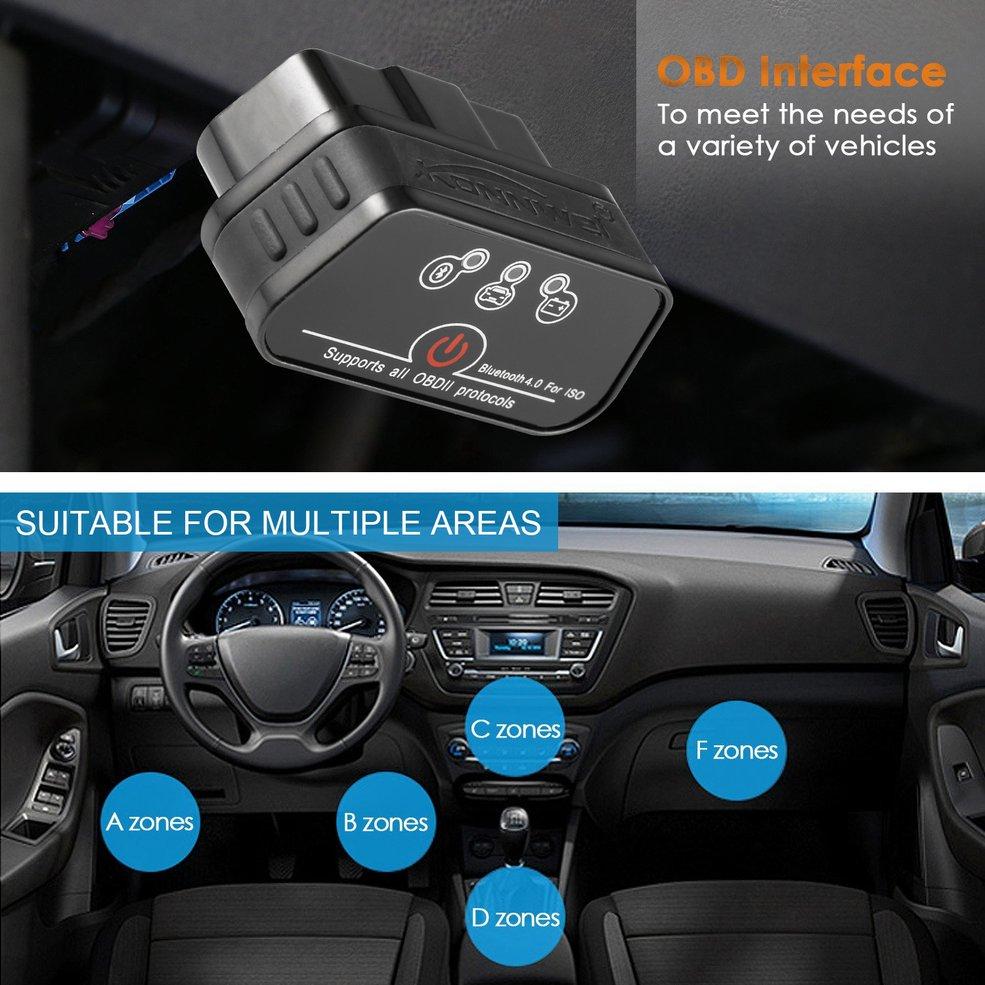 Buy [Limit Discounts]Konnwei KW901 ELM327 4.0 OBD2 Car Diagnostic ...