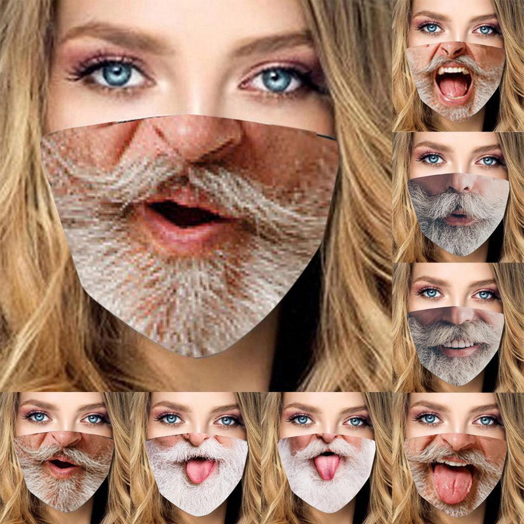 Buy Amanda 1pc Mouth For Dust Protection Face Mask Funny Face Mask ...