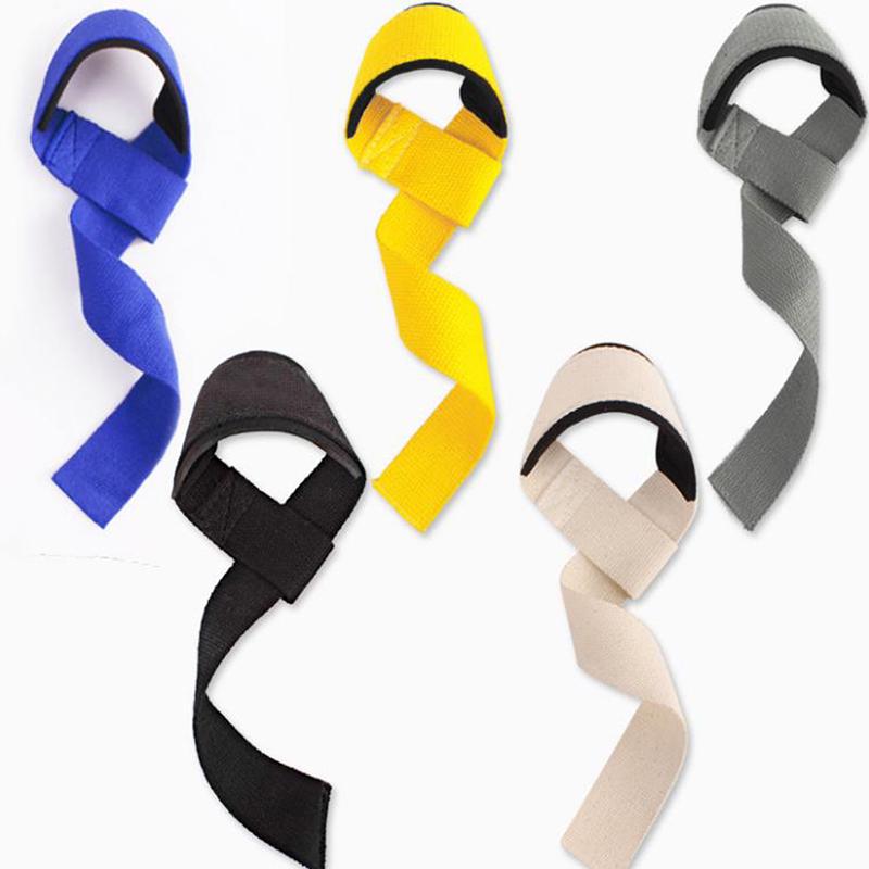 Buy 2Pcs Barbells Weight Lifting Straps Hand Bar Wrist Support Wraps ...