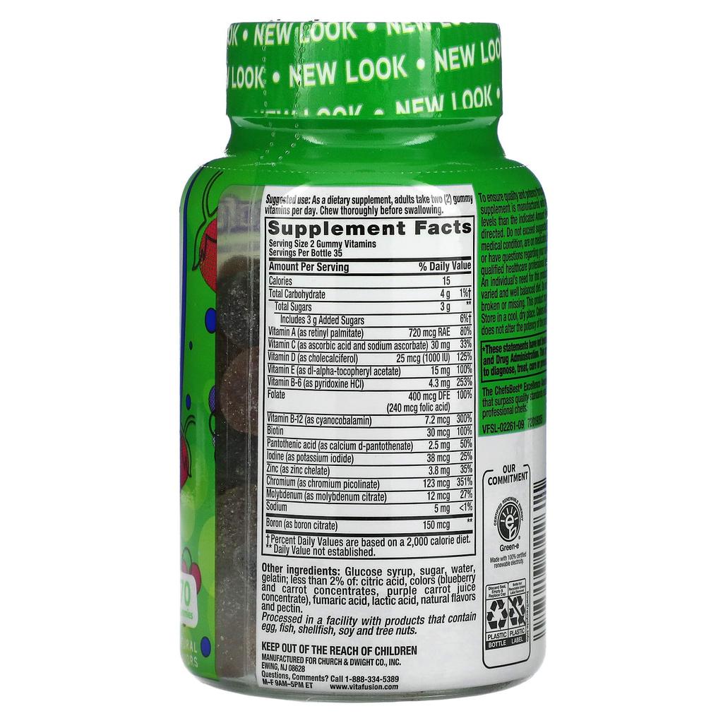 Buy VitaFusion, Men's Multi, Daily Multivitamin, Natural Berry, 70 ...