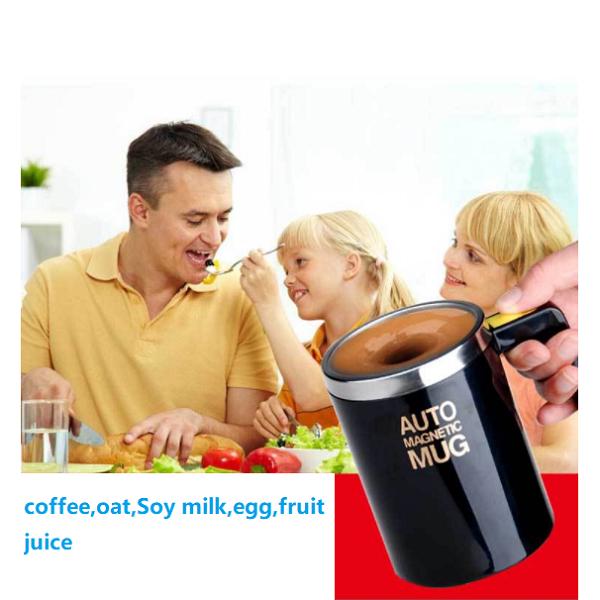 Buy 5 Color Creative Gift Stainless Lazy Self Stirring Mug Cup Electric ...