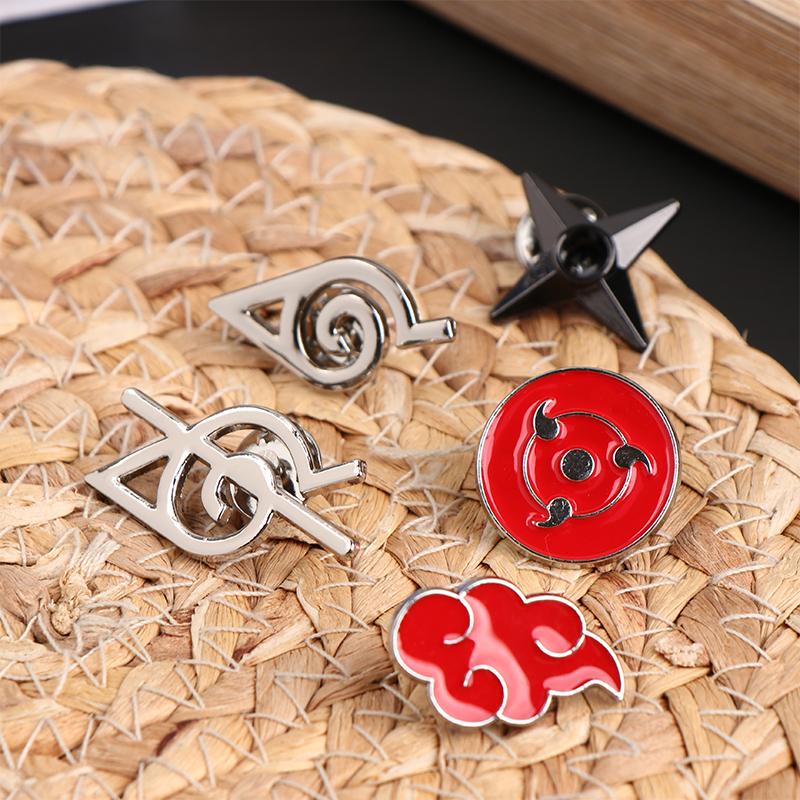 Ninja Series Pins Cartoon Darts Badges Animation Peripheral Metal ...