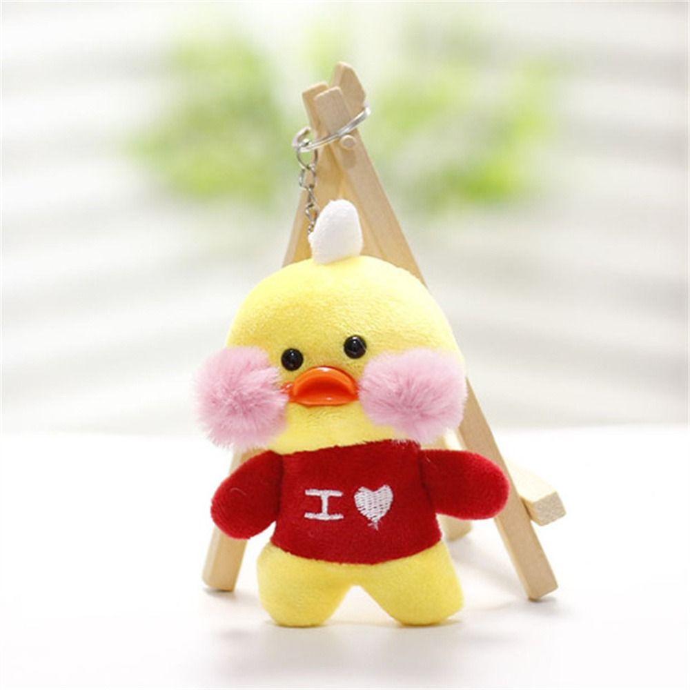 💰Kaufe Bag Charm LalaFanfan Doll Plush Keychain Yellow Duck Plush ...