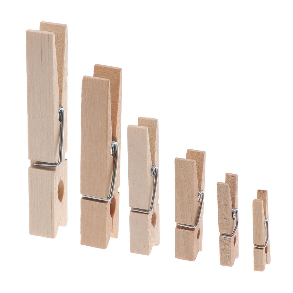 Buy Airer Dry Line Craft Household Clothes Pegs Pine Photo Paper Pegs ...