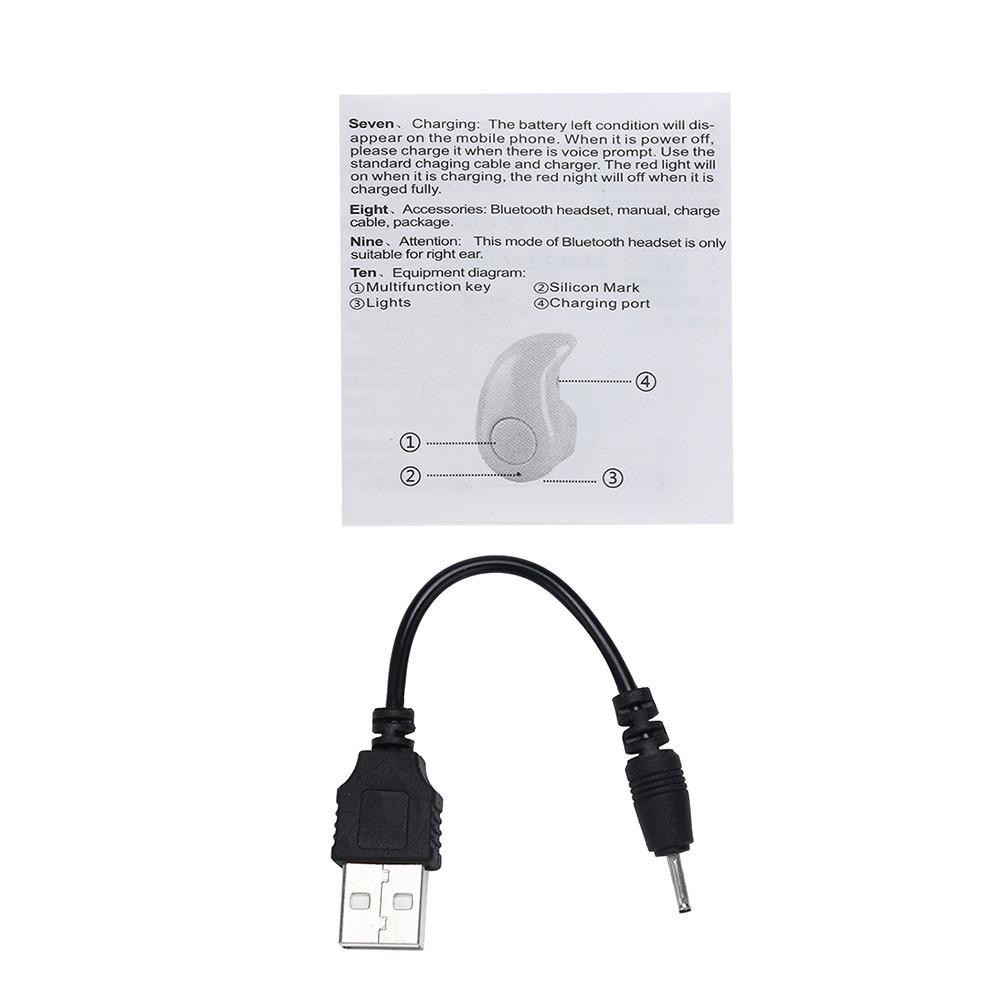 Buy 1 Pcs S530 Mini Wireless Bluetooth Headset Stereo Sports Earbuds ...