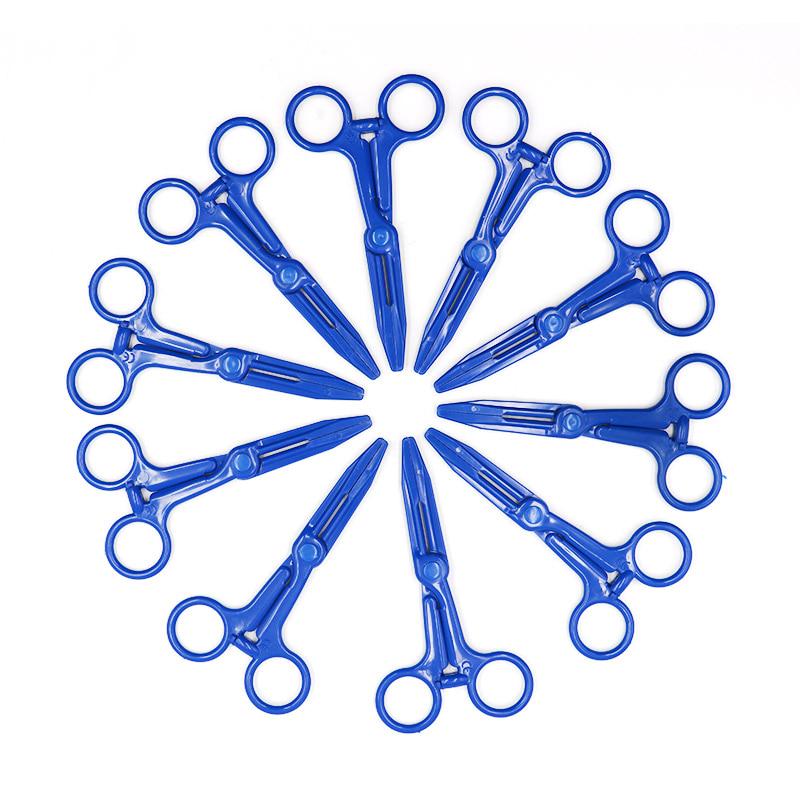 Buy Dental Disposable Forceps Plastic Scissors For Dentistry 12pcs/Bag ...