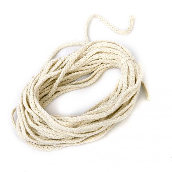 Buy 2x 11yds 5mm Soft Braided Cotton Rope Piping Cord Multi Craft Use ...