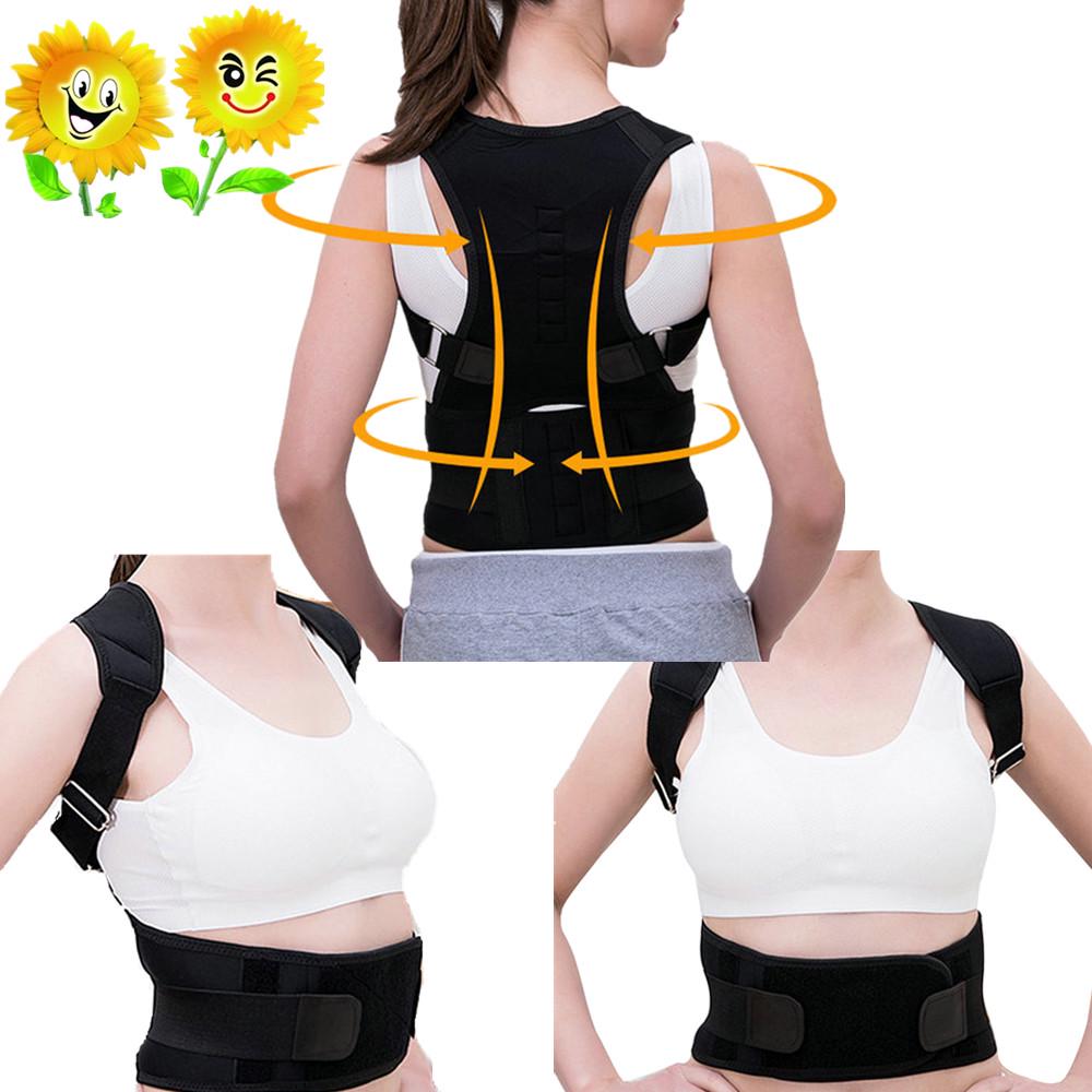 Buy Posture Adjustable Strap Back Humpback Waist With Straighten ...