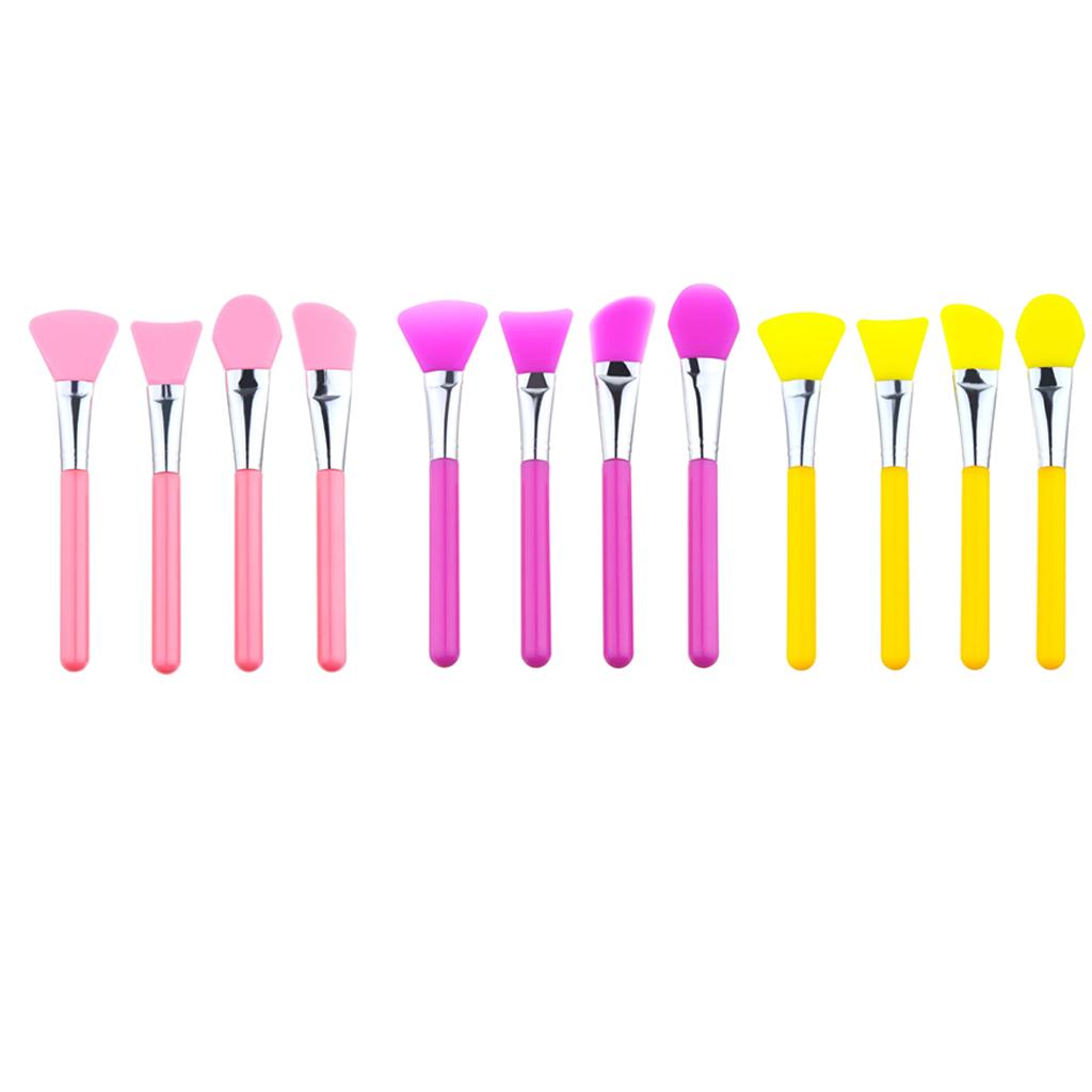 Buy 4x Silicone Soft Face Mask Brushes Mud Mask/Body Lotion Applicators ...