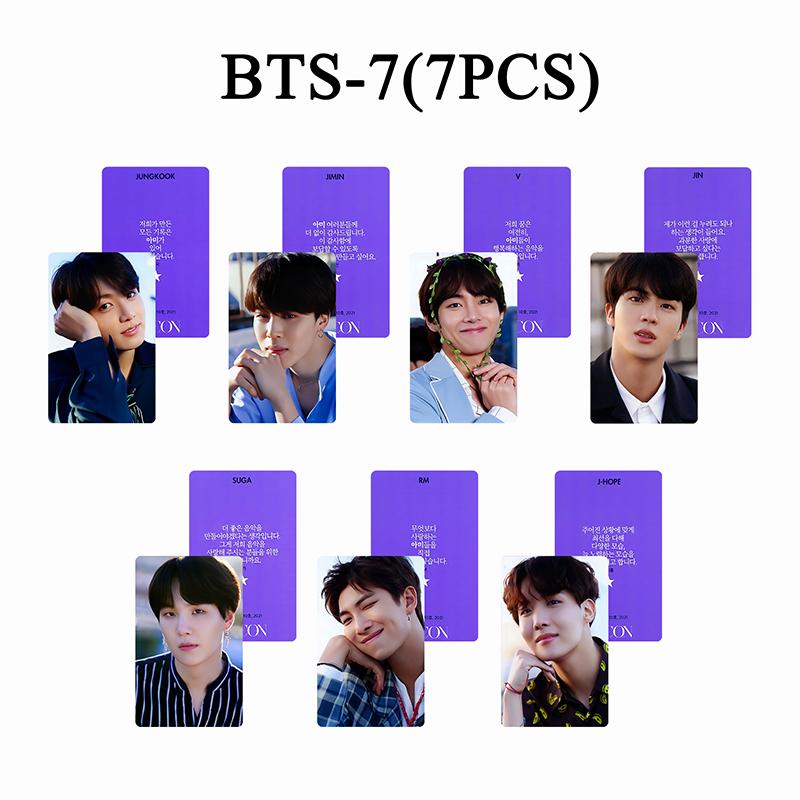 Buy 7pcs/set K-POP BTS Dicon Photocard 101 Small Card Bangtanboy ...