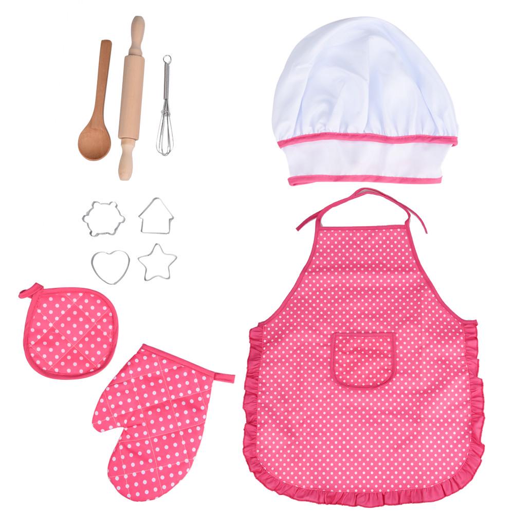 Buy 11pcs Kids Cooking And Baking Set Kitchen Costume Role Play Kits at ...