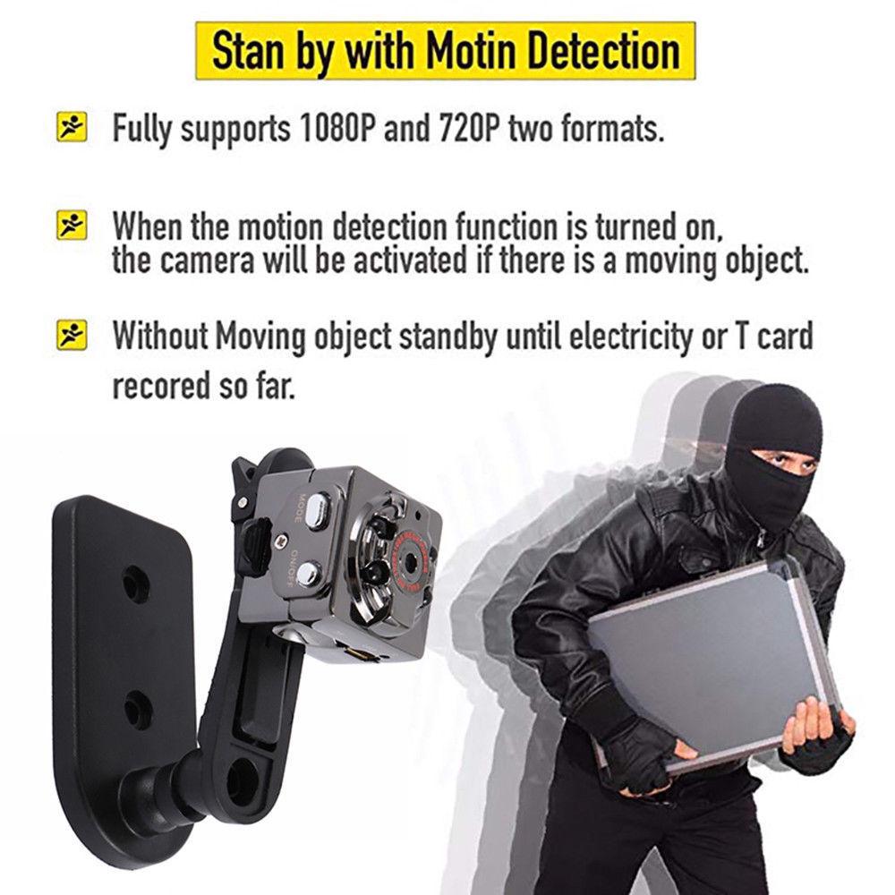 Buy 1080P HD Mini Hidden SPY Camera Motion Detection Video Recorder Cam ...