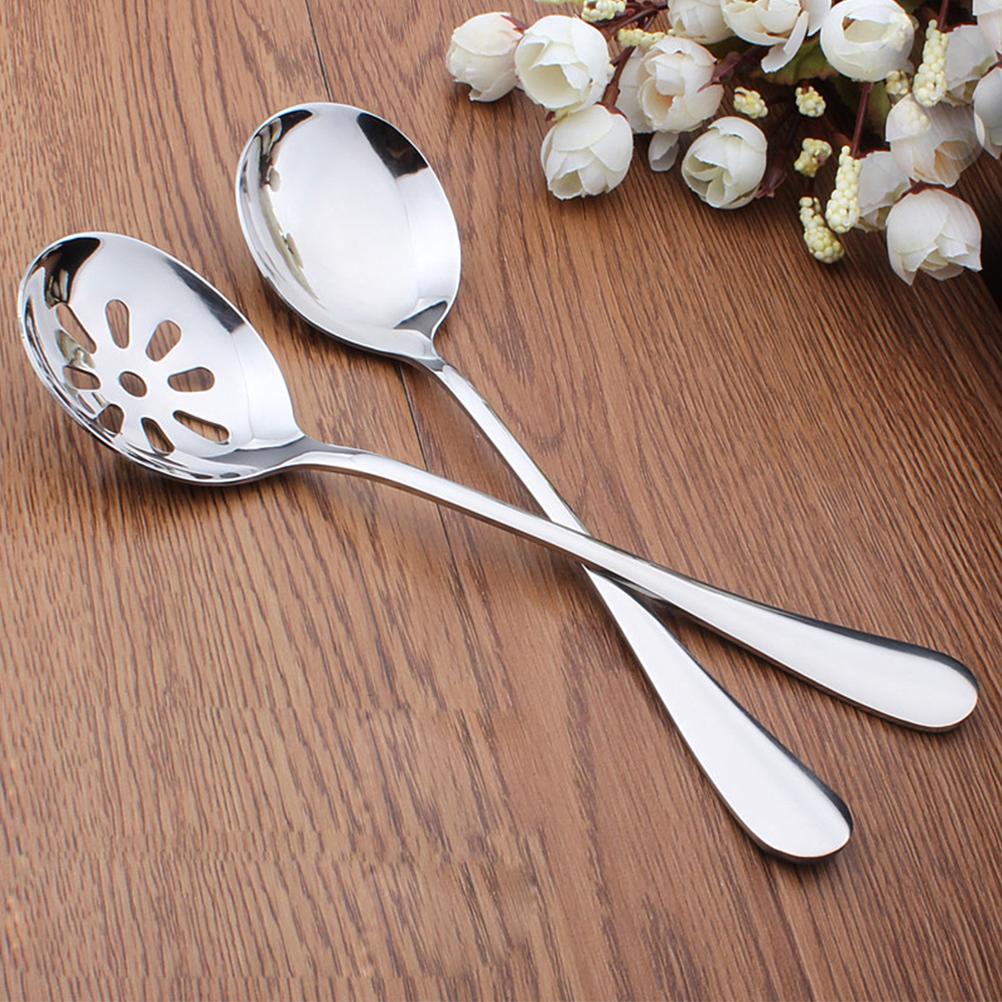 Buy 4 Pcs Spoon Set Poished Smooth Small Spoons Serving for Western ...