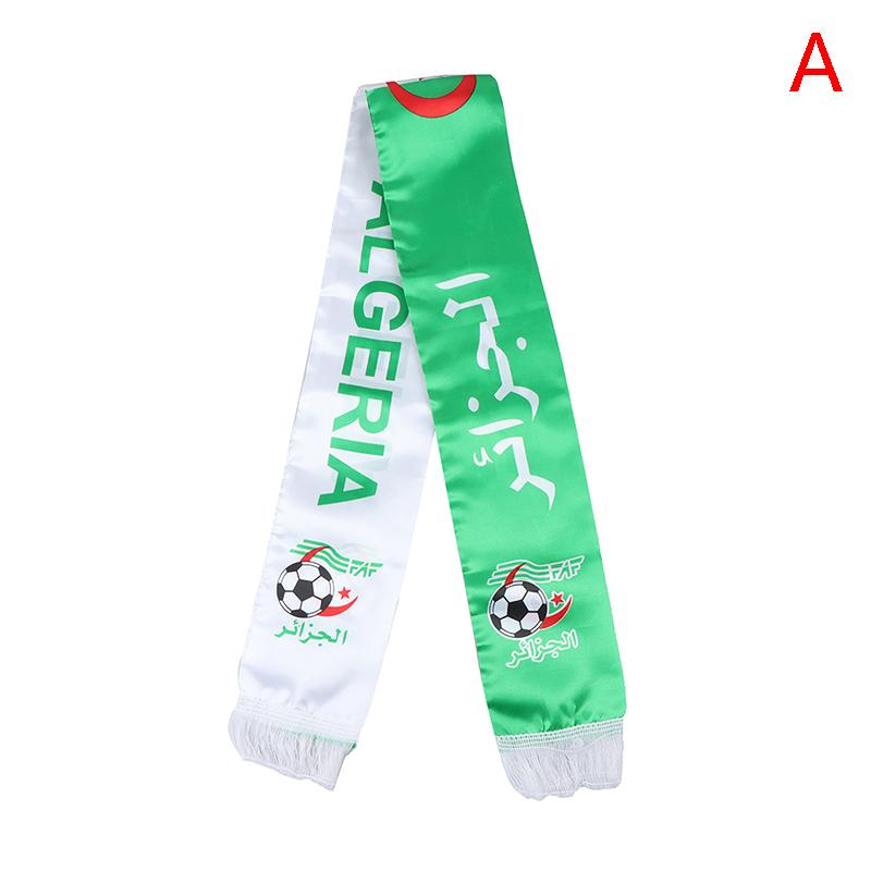 Buy 12 *145Cm Algeria Flag Custom Scarf Football Team Scarves Printing ...