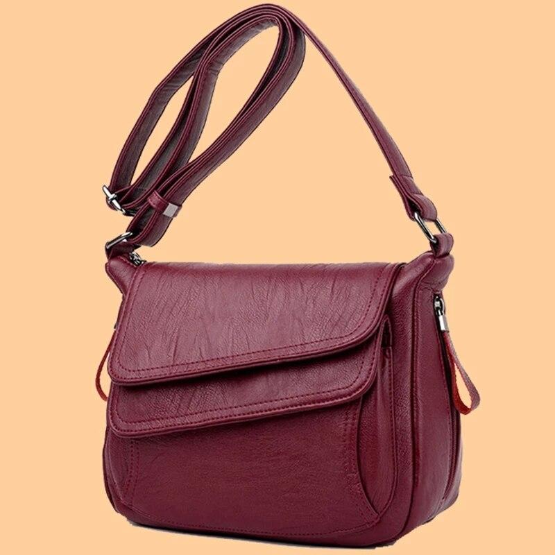 Buy Luxury Designer Handbag High Quality Soft Pu Leather Purses And ...