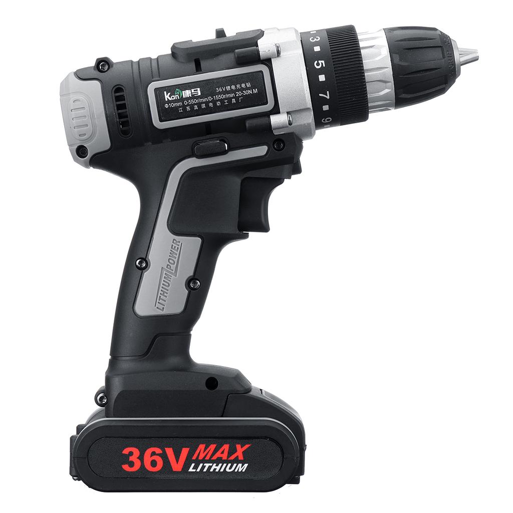 Buy Cordless Drill Double Speed Adjustment Digital Display LED Lighting ...