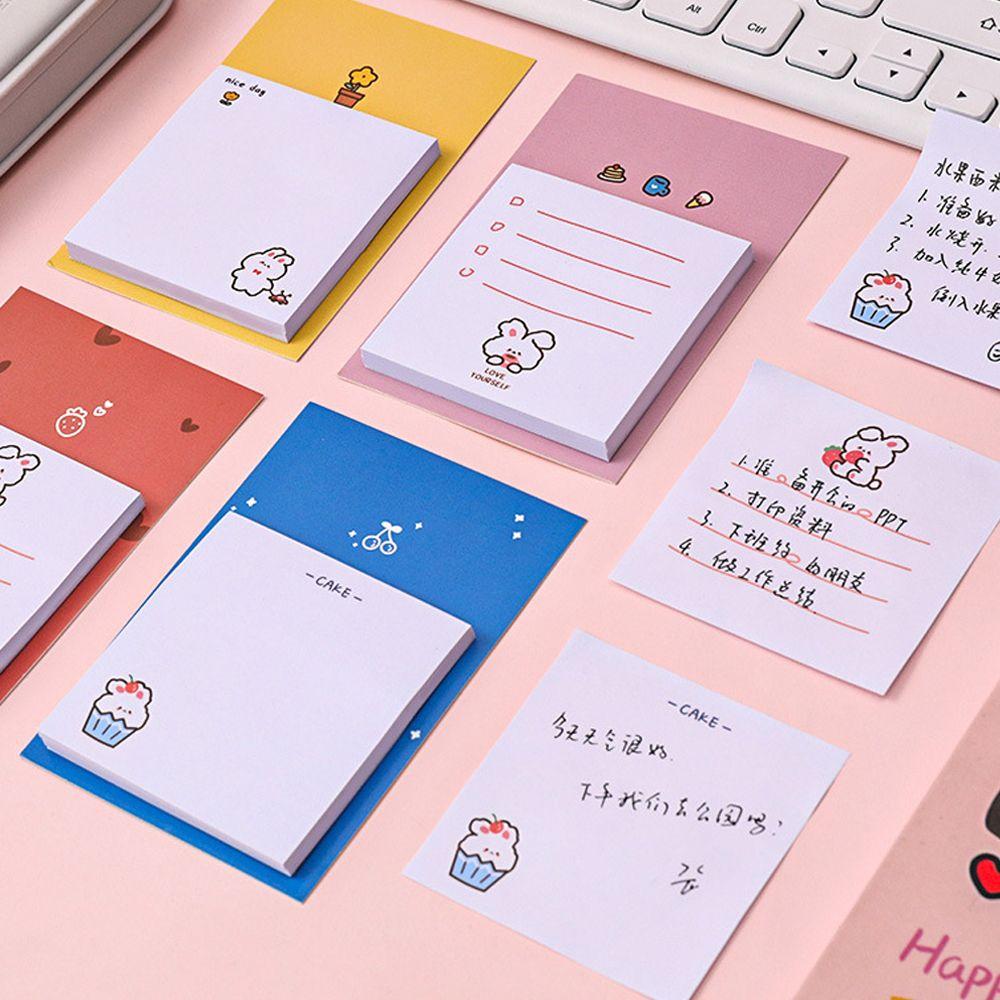 Buy Kawaii Bookmarks Planner Message Stationery Stickers Sticky Notes ...