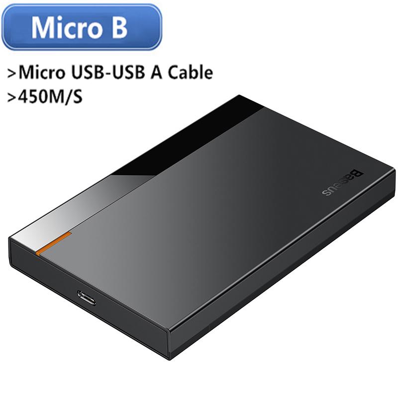 Baseus HDD Case 2.5 SATA To USB 3.0 Adapter Hard Drive Enclosure for ...