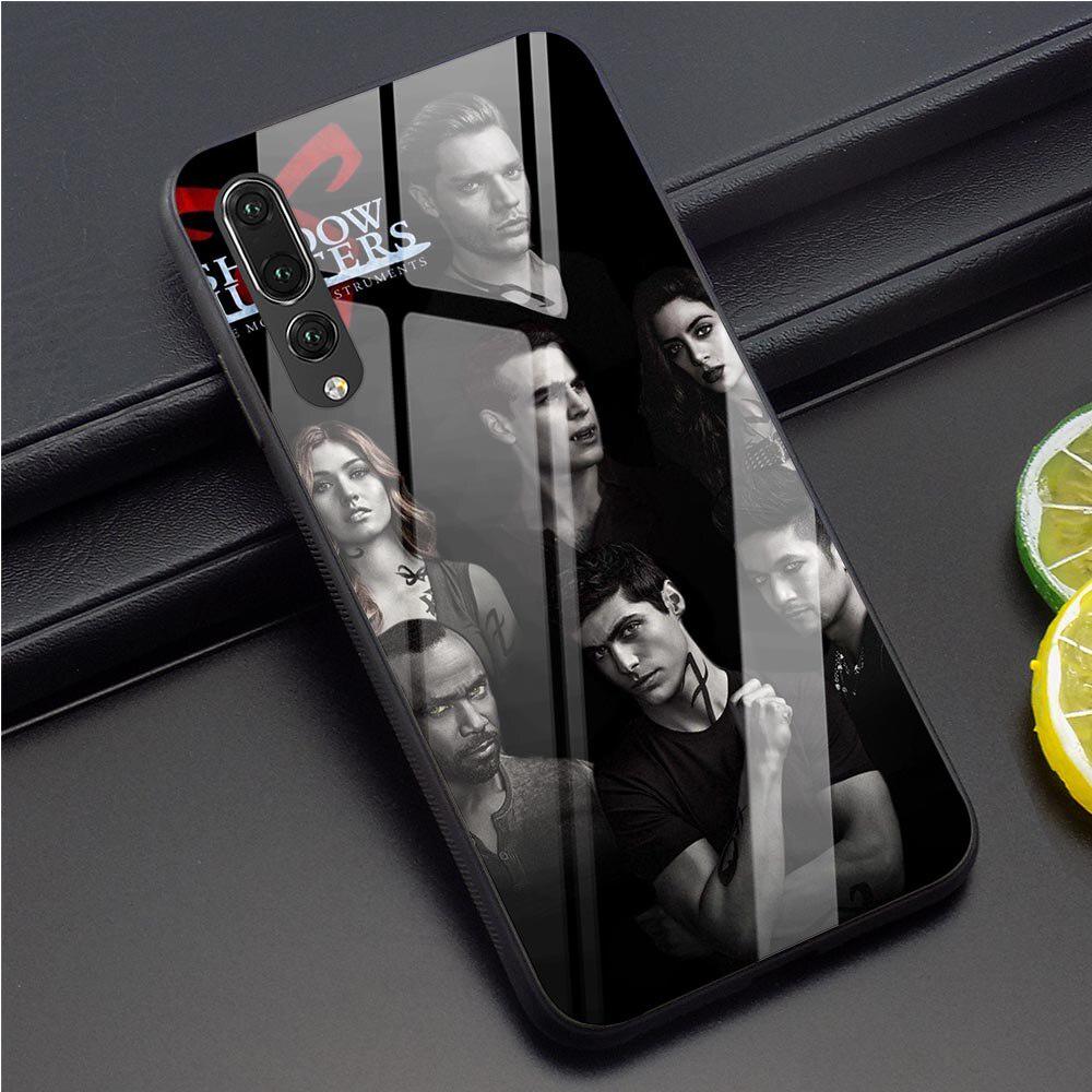 Shadowhunters Pattern Glass Phone Case for Huawei P Smart 2019 P10 LITE ...
