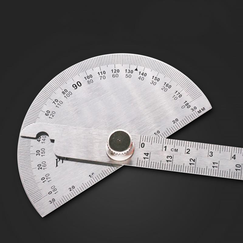 Buy 180 Degree Adjustable Protractor Multifunction Roundhead Angle ...