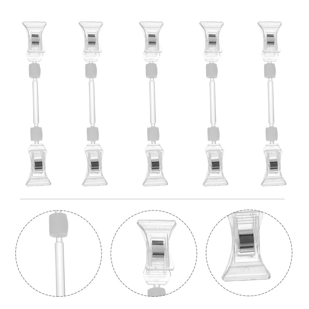 5Pcs Price Tag Clips Durable Sign Clamps Mall Price Label Holders uygun ...