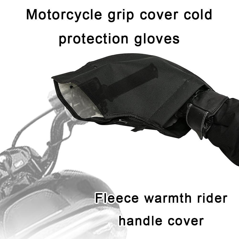 Buy Universal Motorcycle Grip Handlebar Muff Winter Warmer Thermal ...