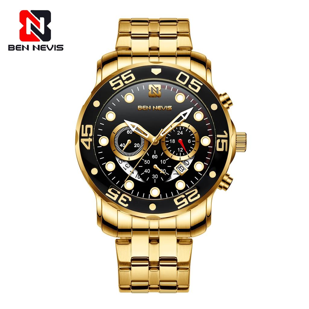 Buy Ben Nevis Luxury Brand Full Stainless Steel Quartz Watches Business ...