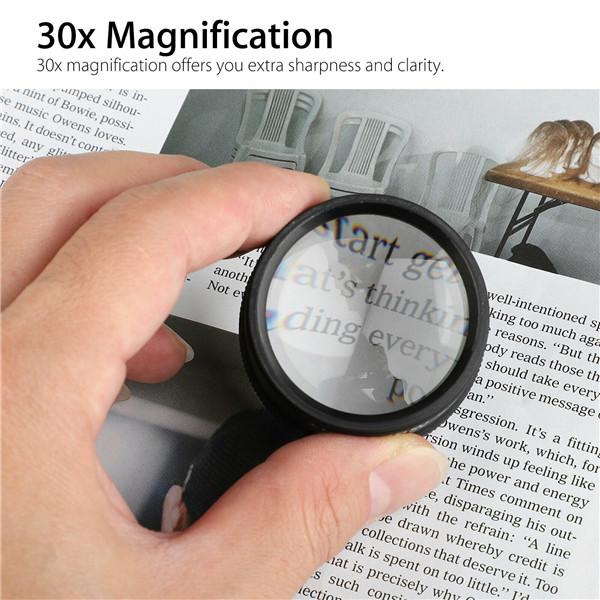 1pc 30x Magnifying Glass Eye Loupes Loop Optical Magnifier Jewelry ...