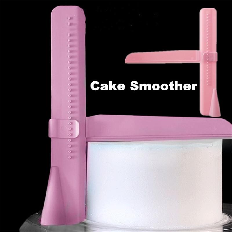 Buy Adjustable Cake Smoother Tools Cutter Decorating Fondant Supplies ...