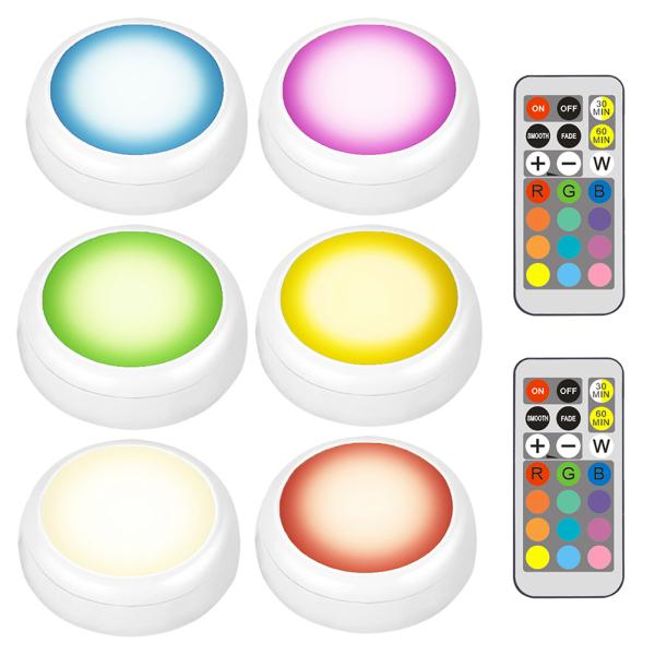 Buy 6PCS Night Light Practical Dimmable Durable Indoor Lamp Closet ...