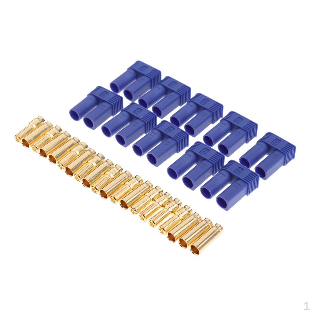 Cheap 5 Pairs EC5 5mm Banana Plug Female Male Bullet Connector for RC ...