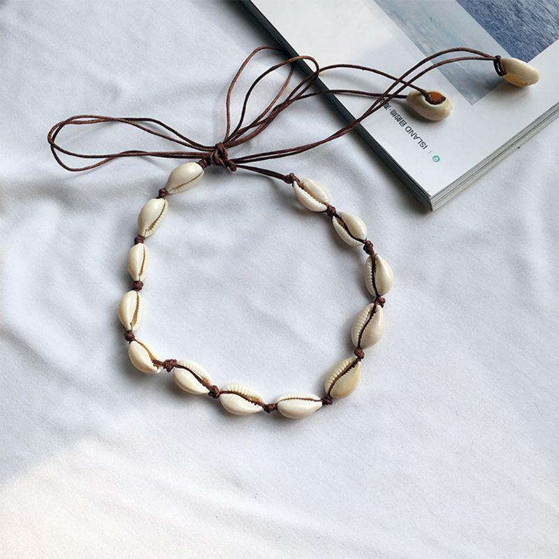 Natural Shell Necklace Choker Handmade Crafts Women Men Charms Party ...