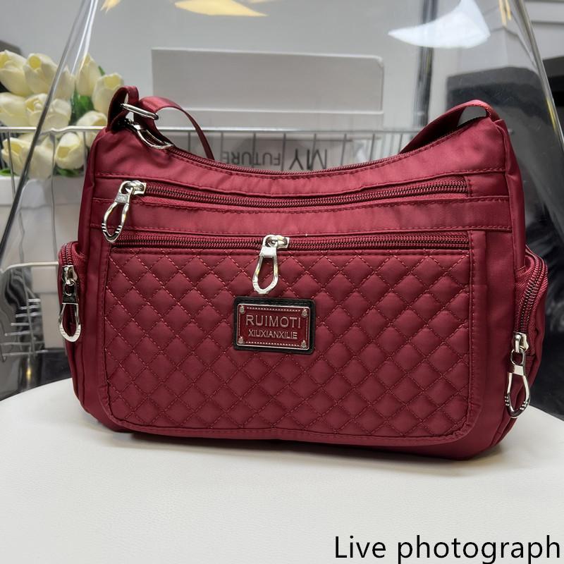 Kjøp One shoulder bag New fashion women's bag Lingge embroidery casual ...