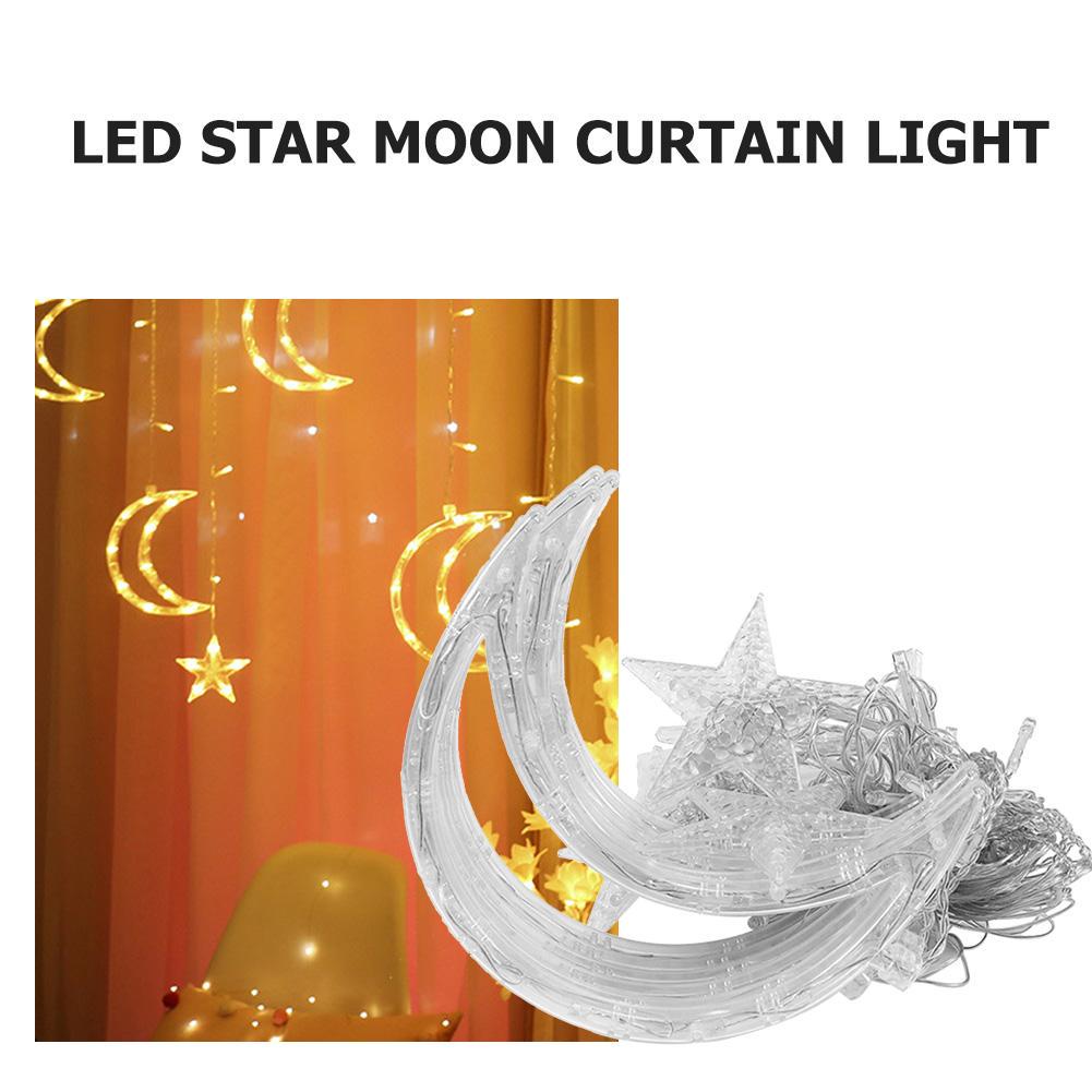 Buy LED Moon Star Fairy Light Strings Romantic Night Lamp Wedding Home ...