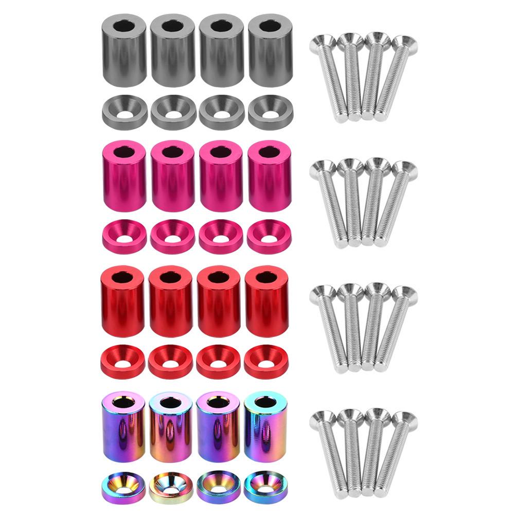 Buy Billet Aluminum Racing Car Engine Hood Vent Spacer Riser Kits M6x45 ...