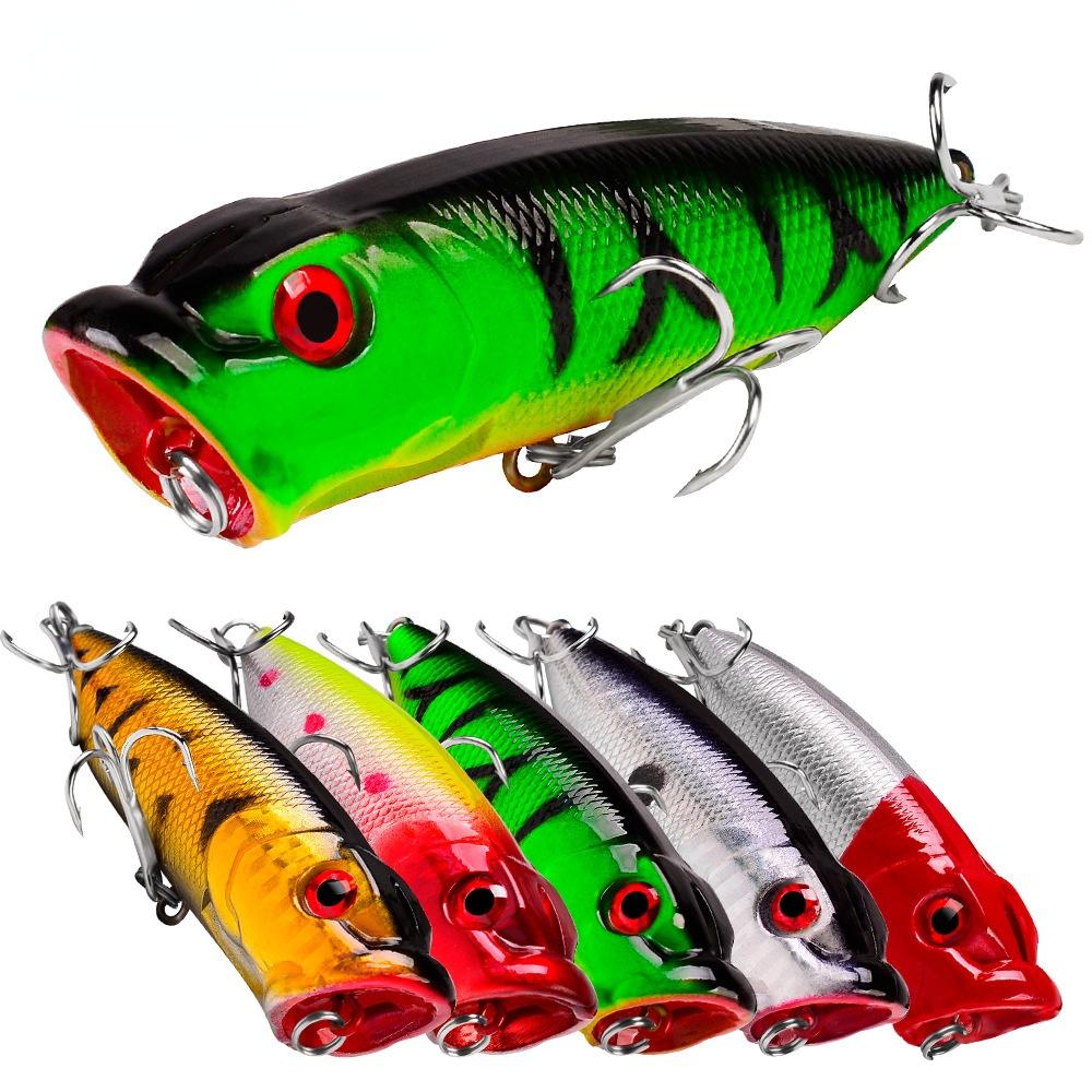 Buy 1Pcs 3D Eyes Fishing Lure 7cm 10g 6# Hooks Pesca Fish Lifelike ...